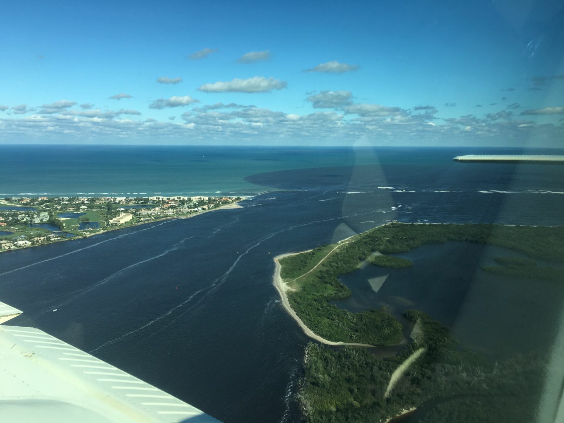 Plume moving north into Indian River Lagoon and reefs near Jupiter ...