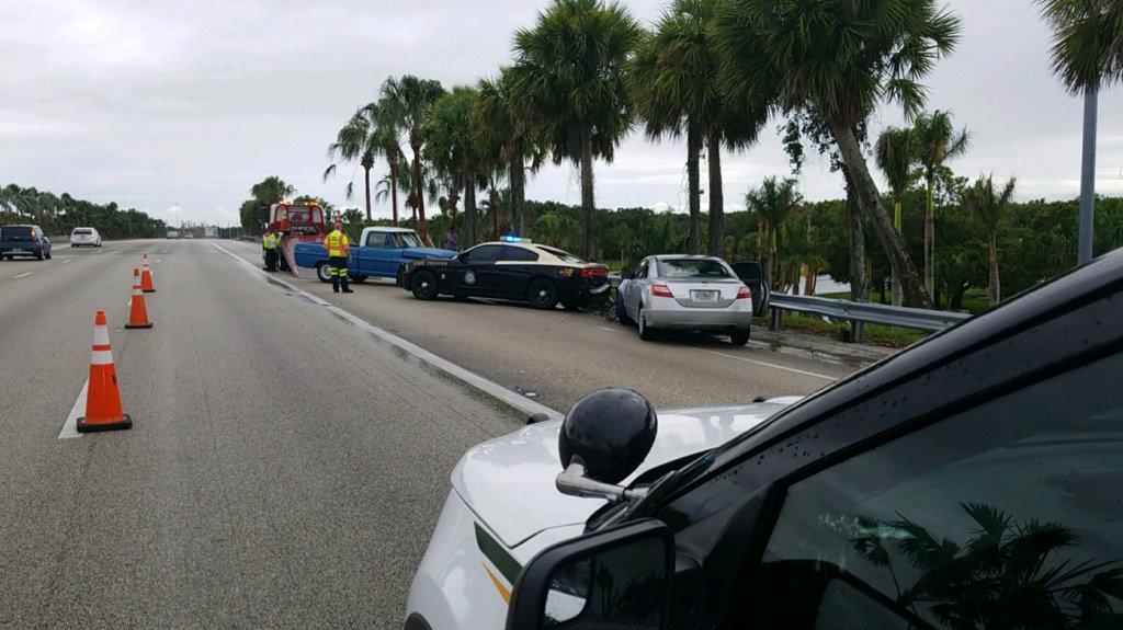 Crash causes delays on I95 in Stuart - Treasure Coast