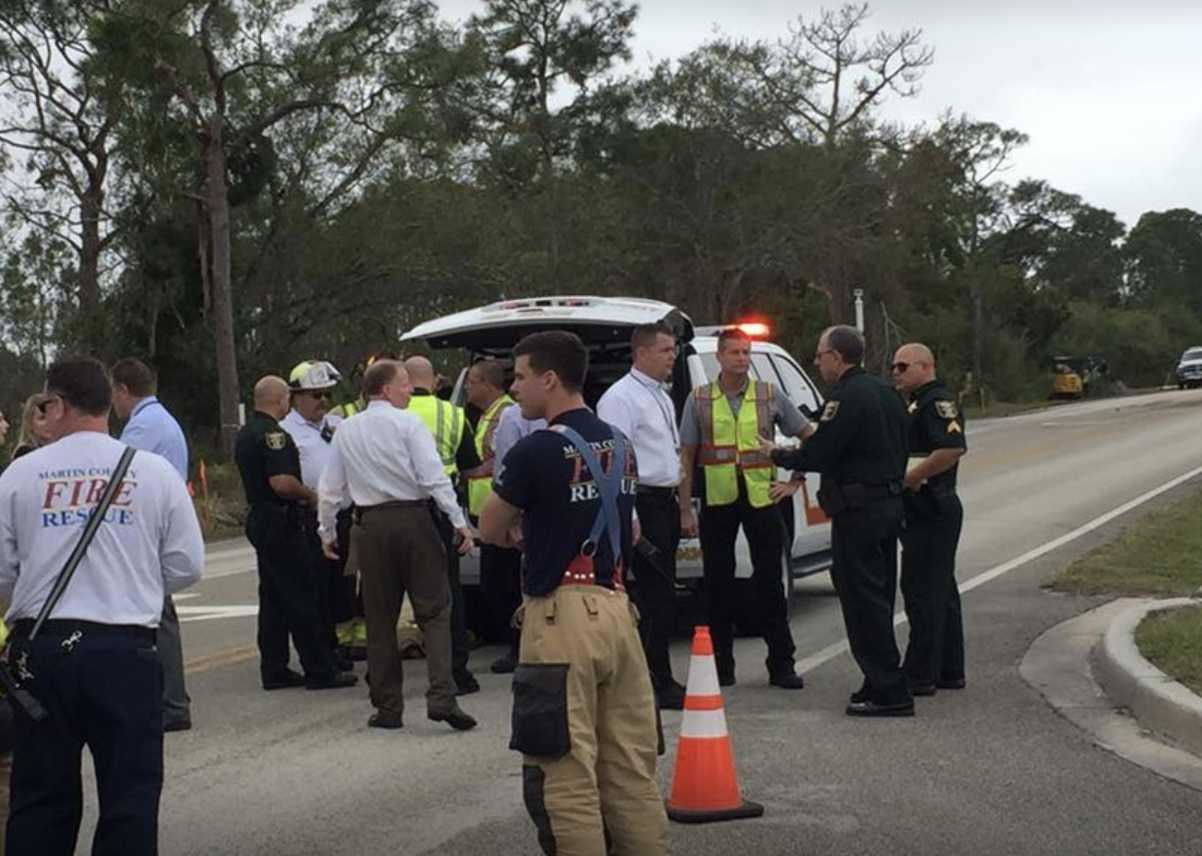 Gas line cut in Martin County - Treasure Coast
