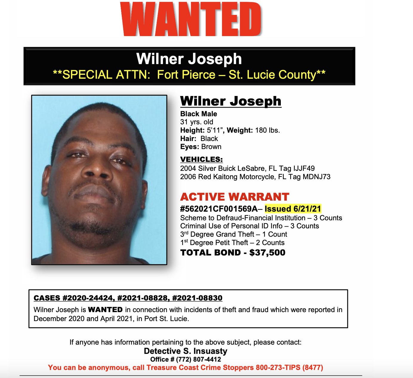 Delivery Driver Wanted for Fraud after reported Mail Thefts - Treasure ...