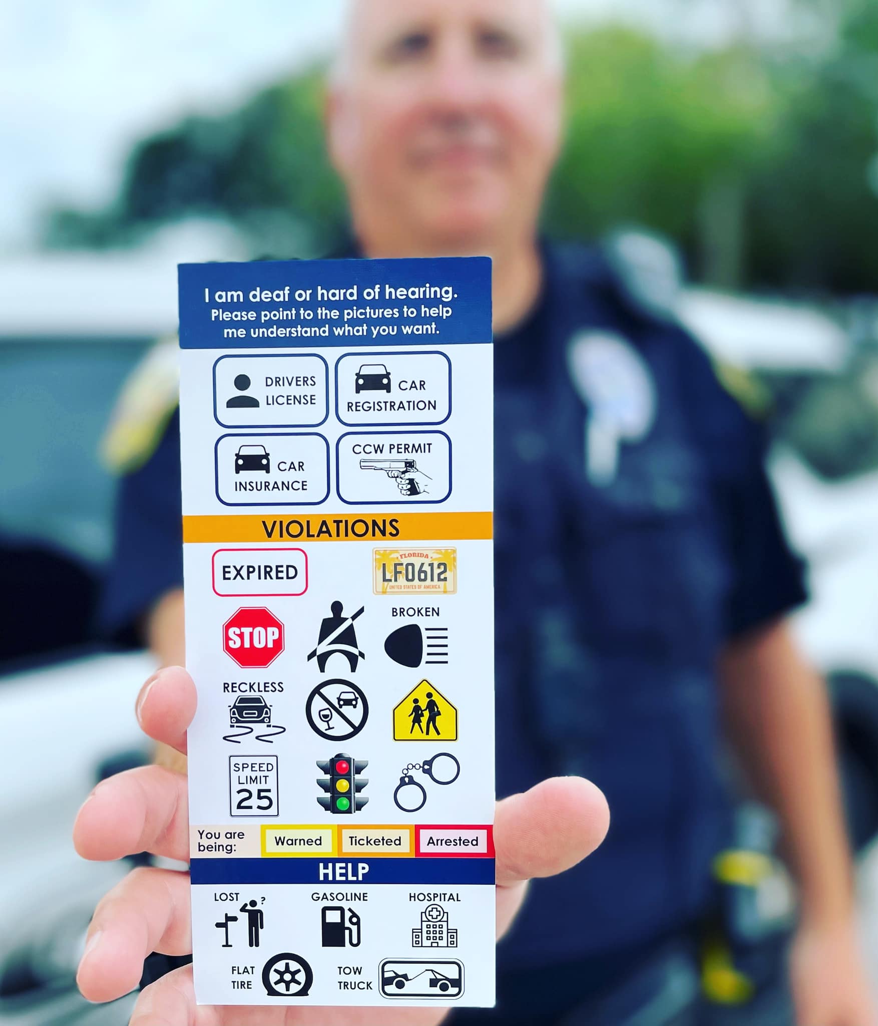 PSLPD offer communication card for those with hearing loss